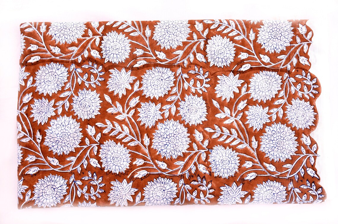 Beautiful Hand Block Printed Fabric, Cotton Fabric, Indian Fabric ...