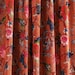 Velvet Fabric Floral Velvet Fabric Indian Fabric Rust Color Printed ...