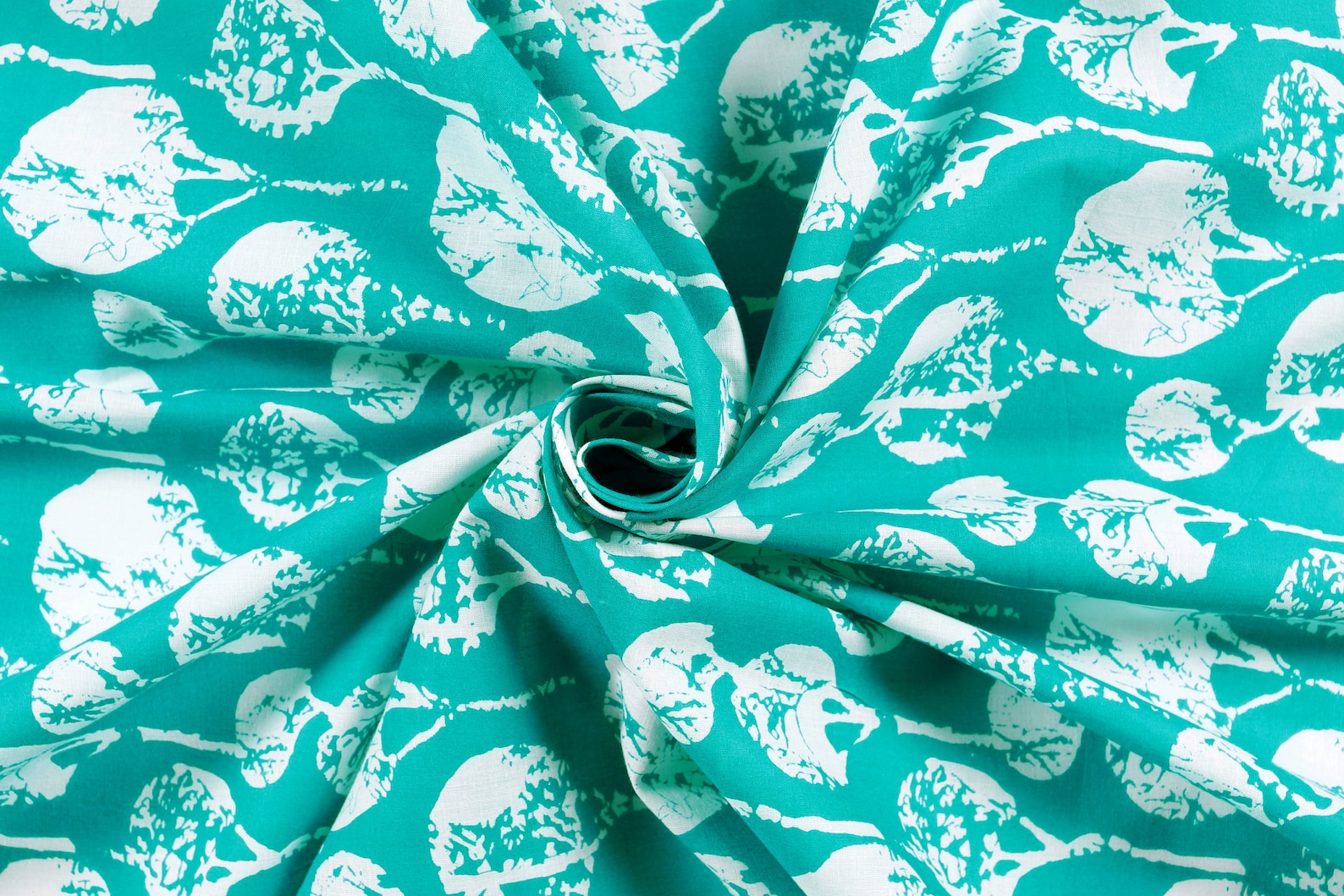 Green Cotton Fabric, Modern Floral Fabric, Indian Dress Fabric, Sewing ...