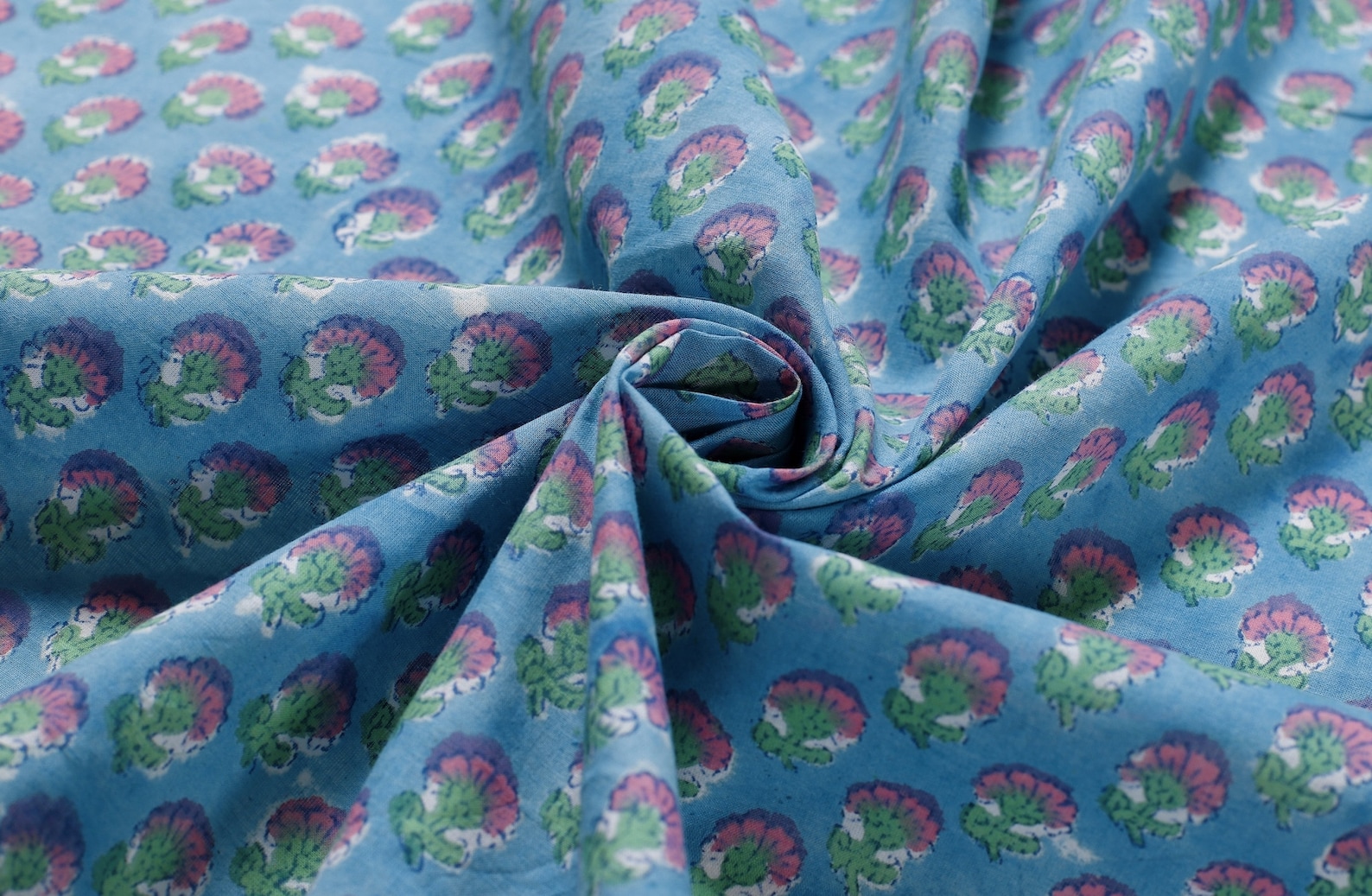 Flower Print Cotton Fabric by Yard Womens Clothing Casual Dresses Block ...