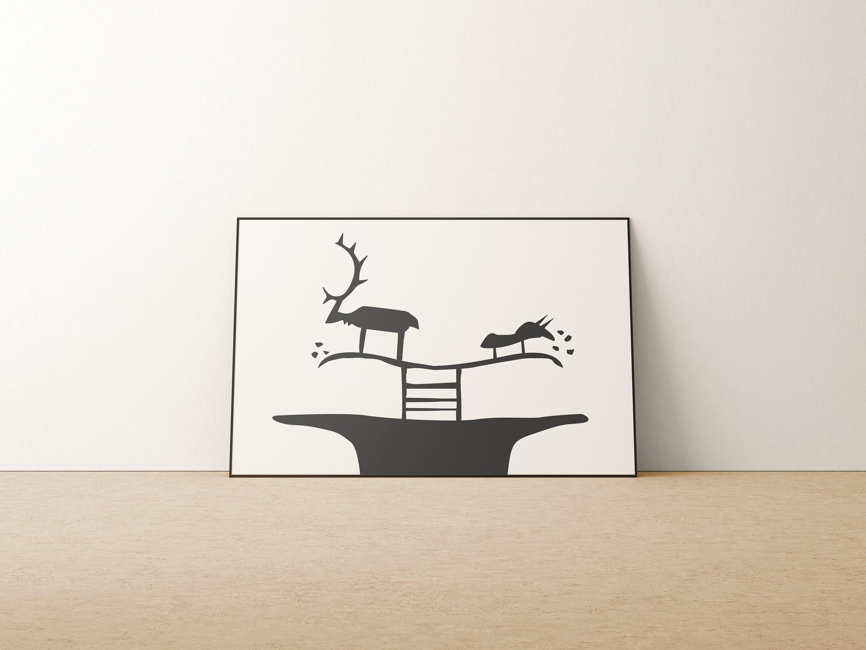 Northern Sami Art Print / Nordic Poster / Viking Poster / Sami Poster ...