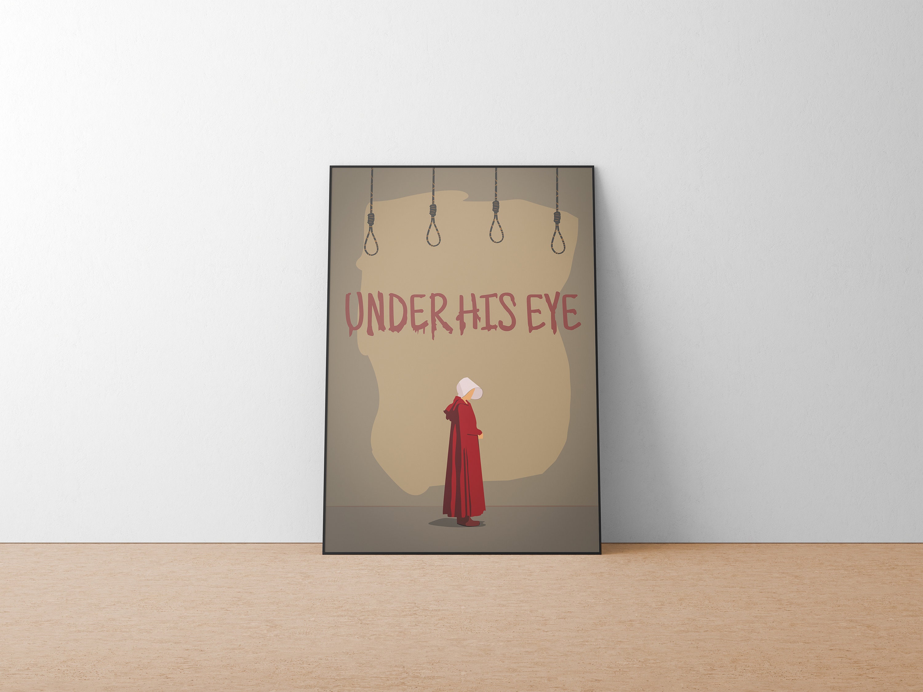 The Handmaid's Tale - Minimalist Poster - Handmaids Tale Poster ...