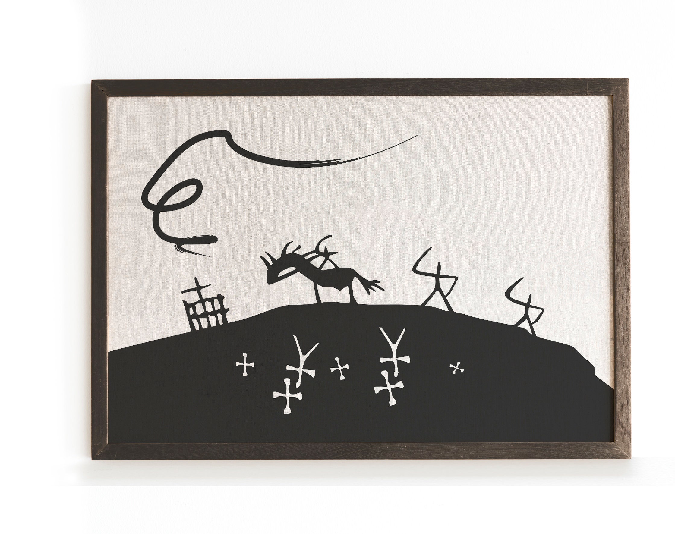 Northern Sami Art Print / Nordic Poster / Viking Poster / Sami Poster ...