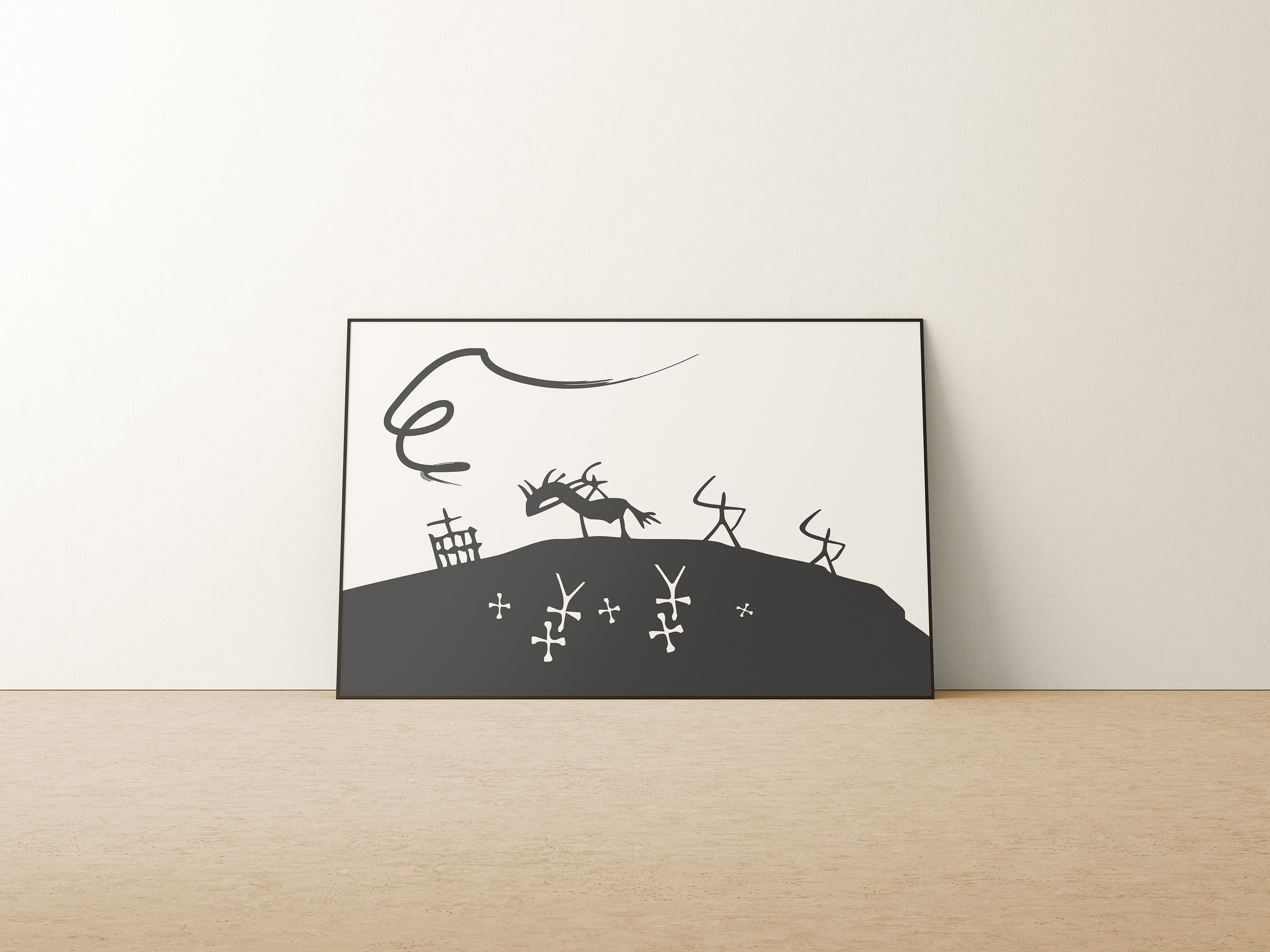 Northern Sami Art Print / Nordic Poster / Viking Poster / Sami Poster ...