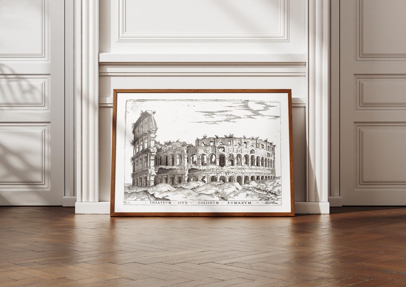 Colosseum Fine Art Print | 1800s Vintage Engraving | Roman Magnificence ...