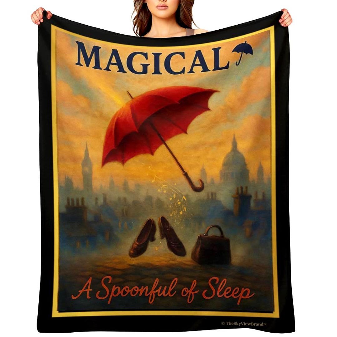 Mary Poppins Inspired Blanket – “practically Magical A Spoonful of ...
