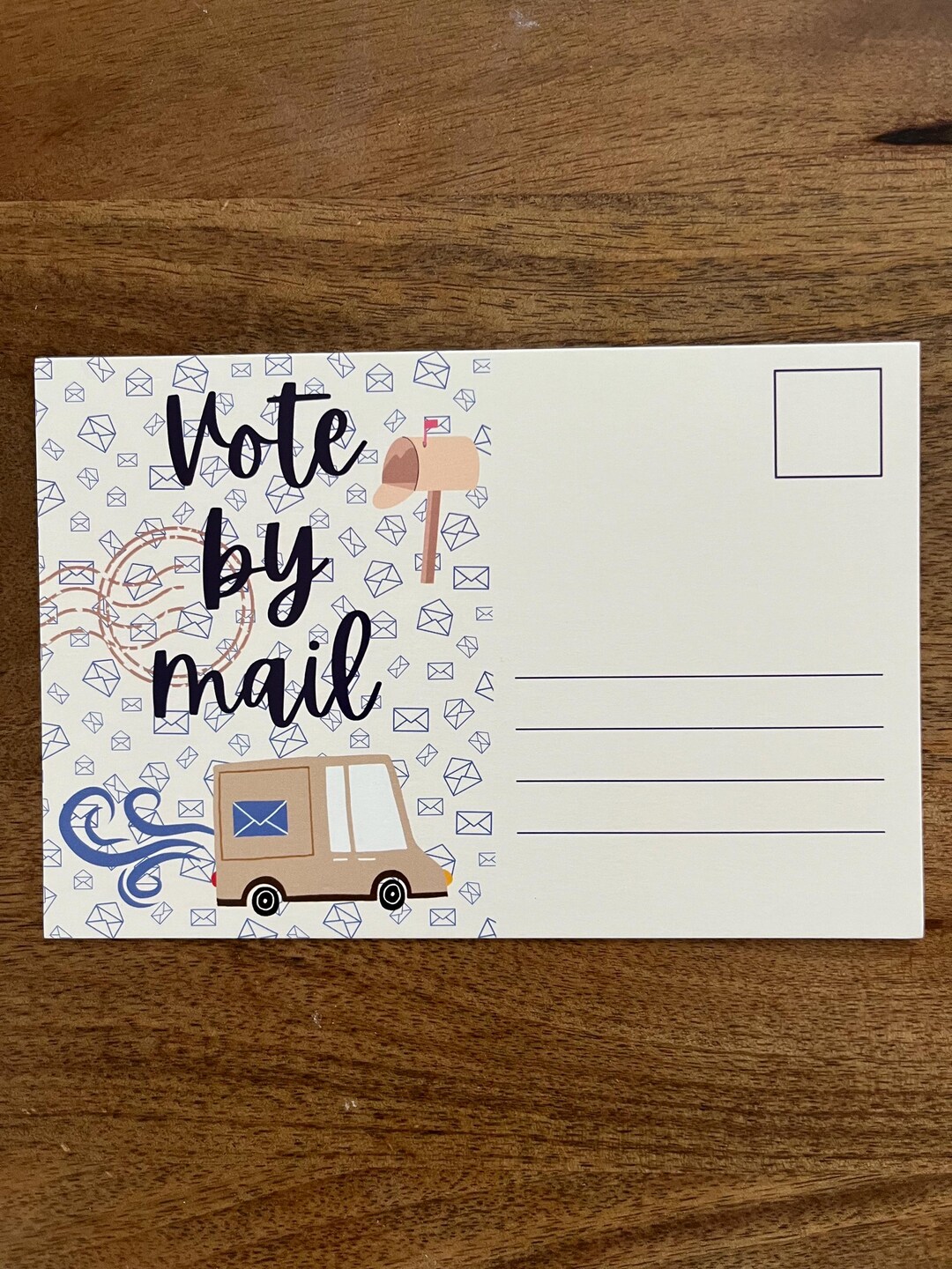 Vote Postcard - Vote by Mail - Etsy
