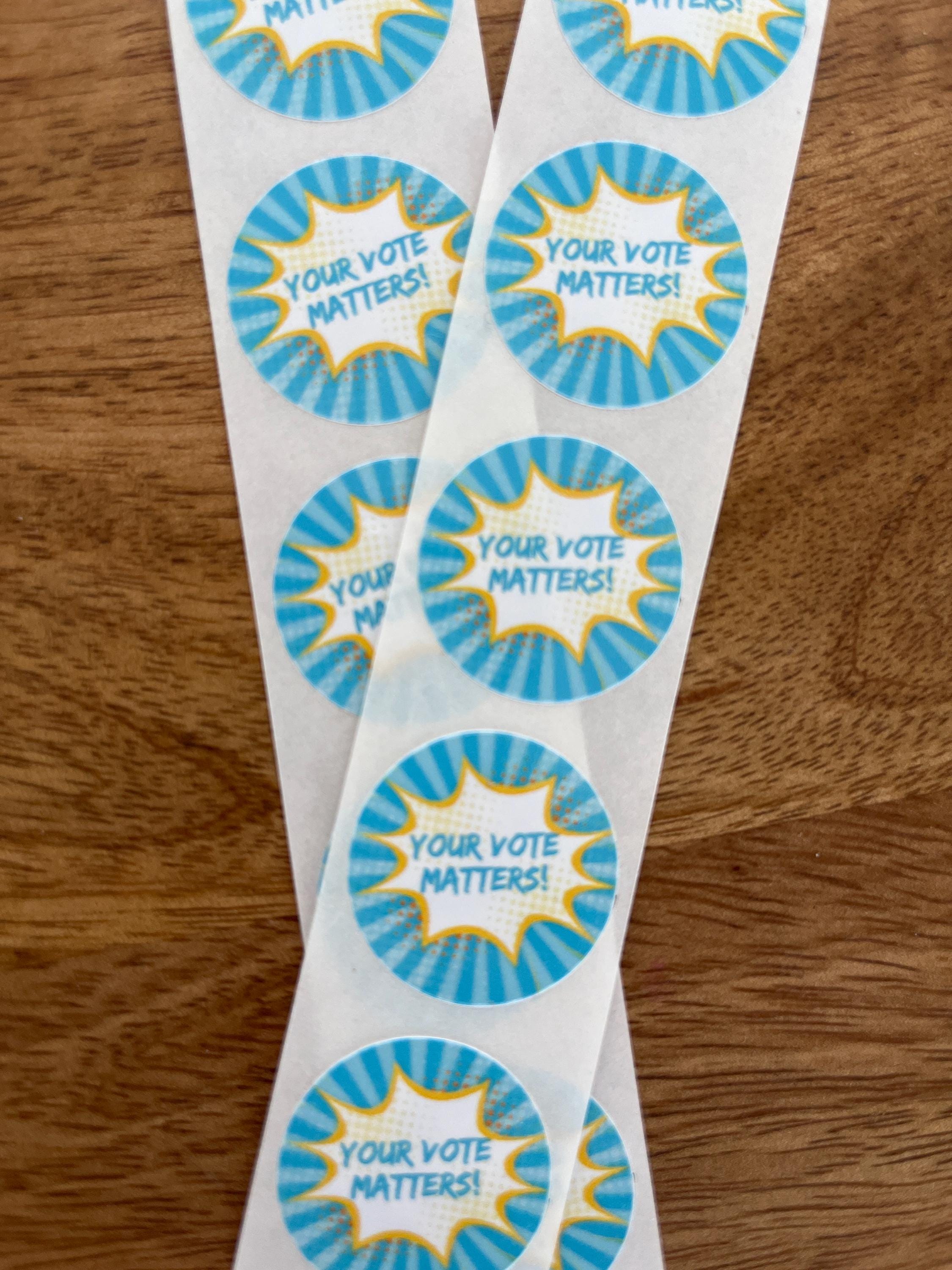 1 Inch Stickers - Various Voter Themes (packs of 25 Stickers) - Etsy