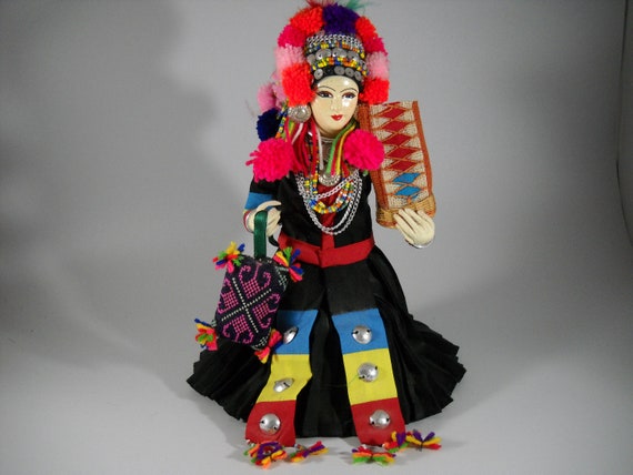 Thai Akha People Costume Doll - Etsy