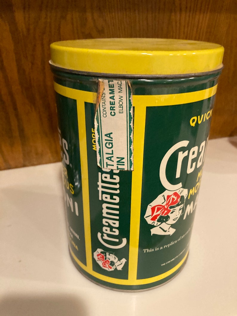Vintage Creamettes Macaroni Tin - Etsy