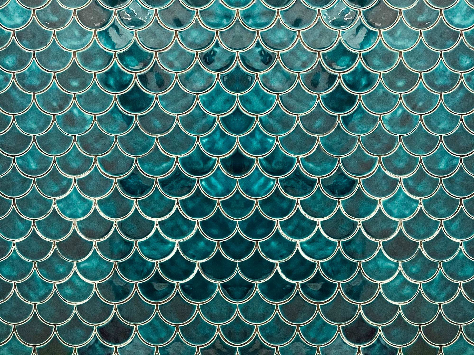 Ceramic Tiles for Bathroom Wall or Kitchen Backsplash - Handmade Fish ...