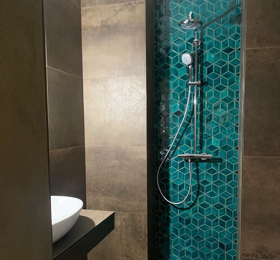 Ceramic Handmade Tiles for Kitchen Backsplash or Bathroom Wall - Mosaic ...