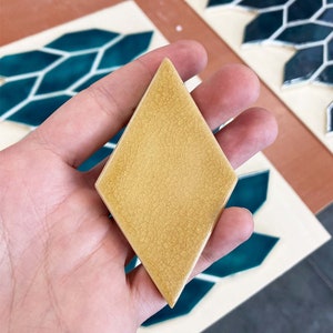 Ceramic Handmade Tiles for Kitchen Backsplash or Bathroom Wall Mosaic ...