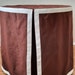 Custom LINEN Box Pleats Table Skirt With Ribbon,tablecloth ,table Cover ...