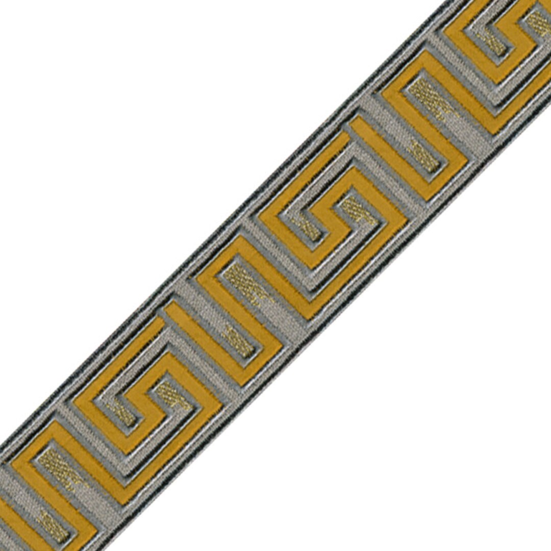 Yellow ,blue ,gold, Green Greek Key Trim , Velvet Trim,drapery Tape ...