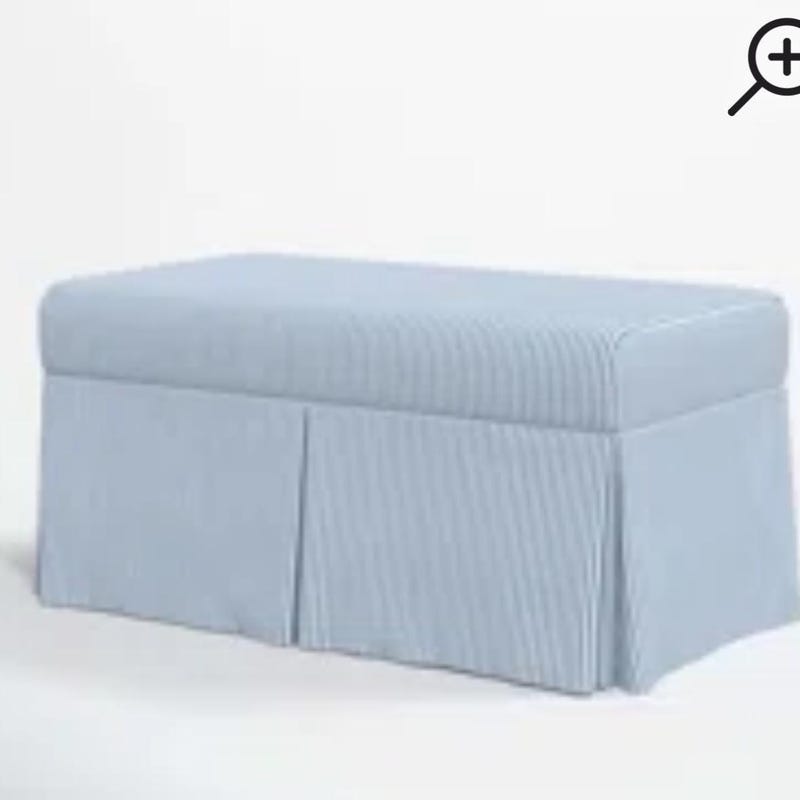 Ottoman Slipcover - Etsy
