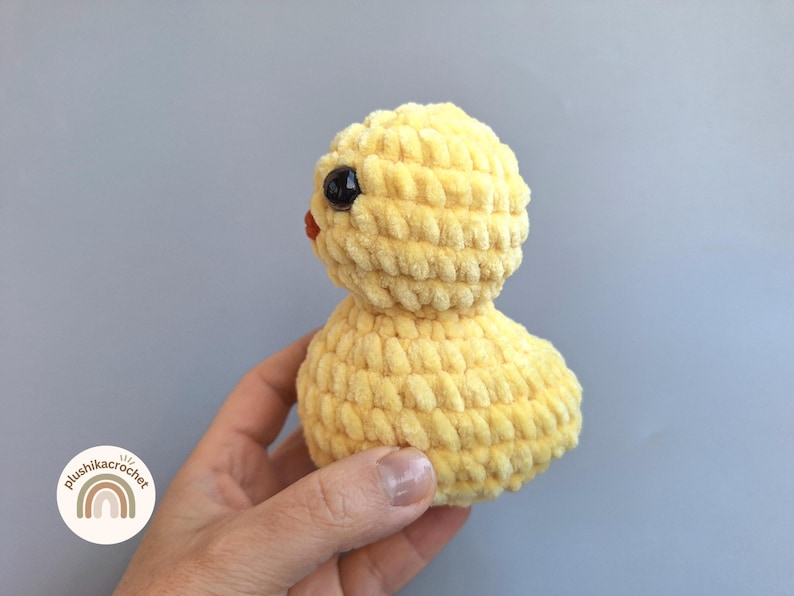 No-sew Rubber Duck Crochet Pattern, Easy Amigurumi Tutorial, PDF ...