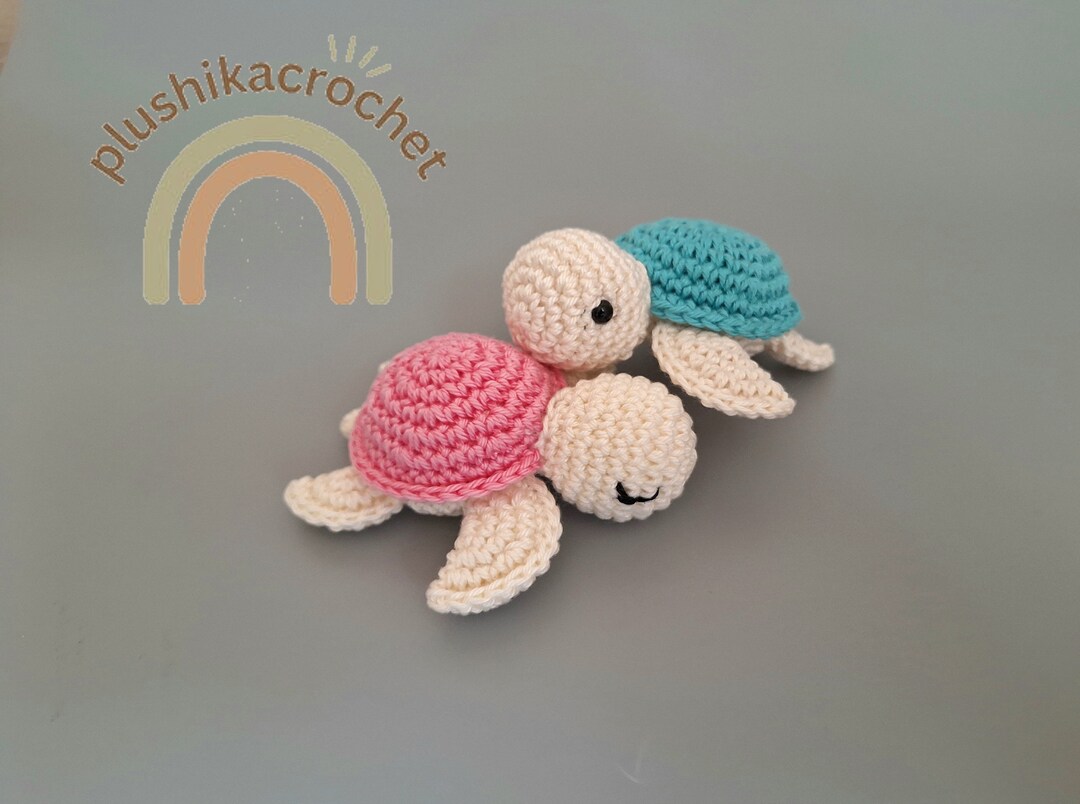 Crochet Pattern Turtle, Turtle Amigurumi, Crochet Mini Turtle Pattern ...