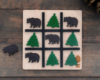 Printable Tic Tac Snow Game. Winter Snowflake Tic (Download Now) - Etsy