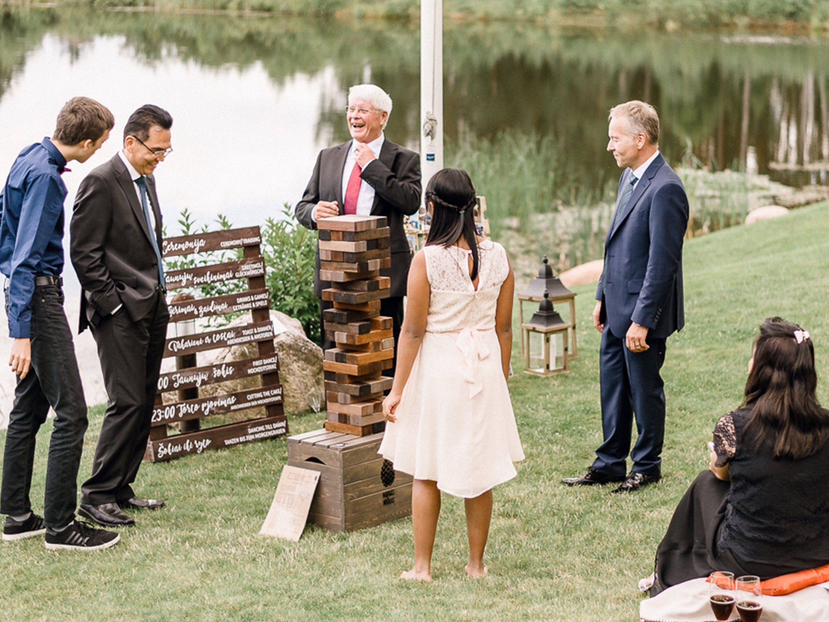 Personalized Giant Tumbling Tower - Celebrate Your Love Story With the ...