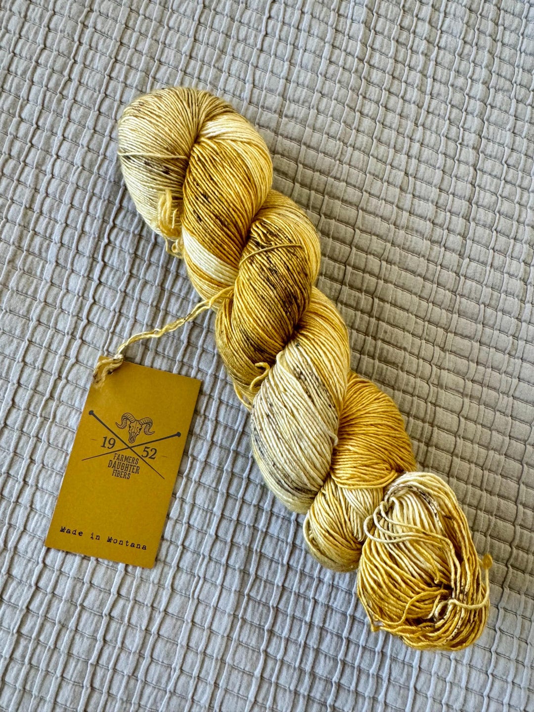 1 Skein Handdyed Farmers Daughter Fibers Foxy Lady Fingering Yarn ...