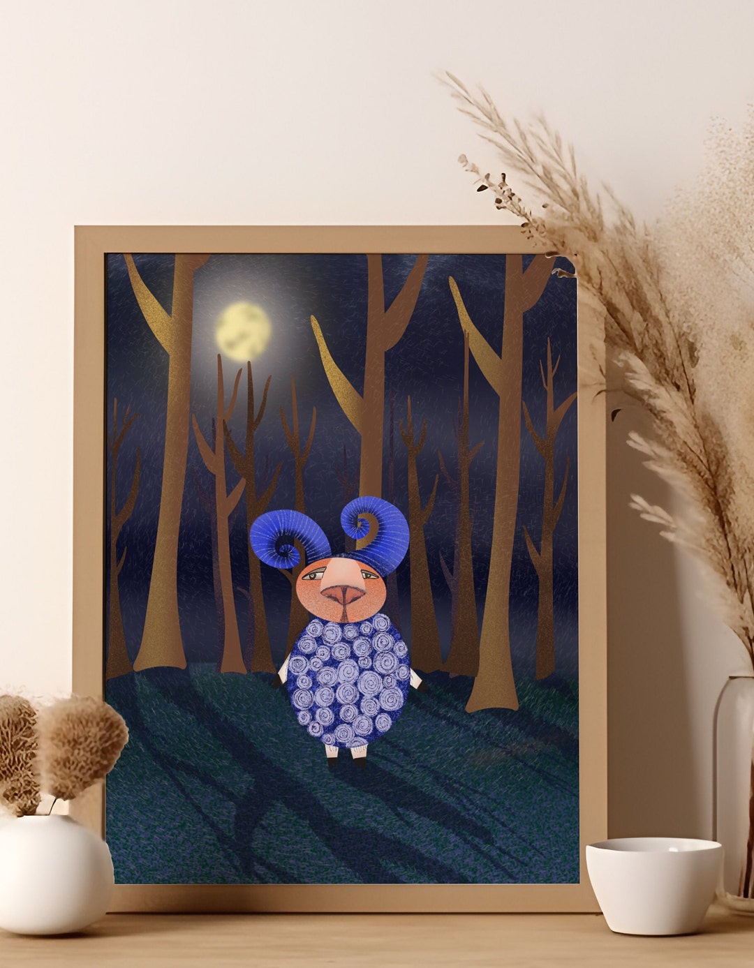 Cute Sheep Art Prints, Sheep Wall Art, Animal Print, Sheep Prints ...