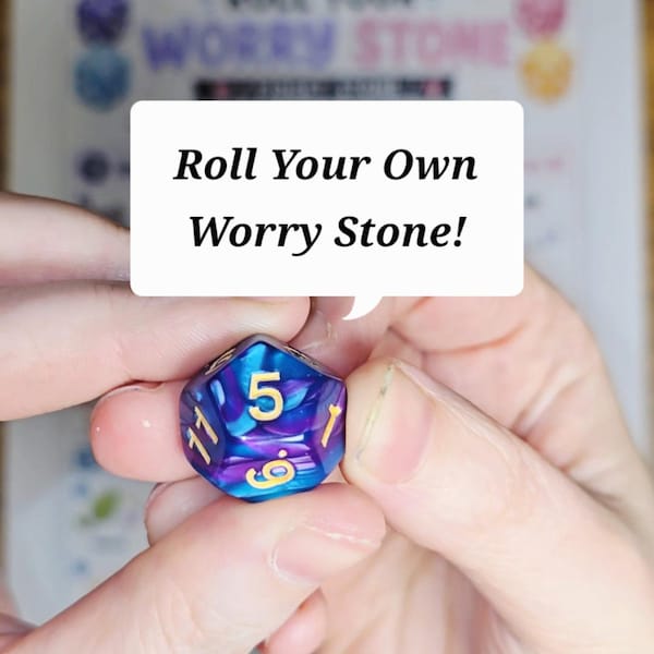 Fidget Worry Stone Clay - Etsy