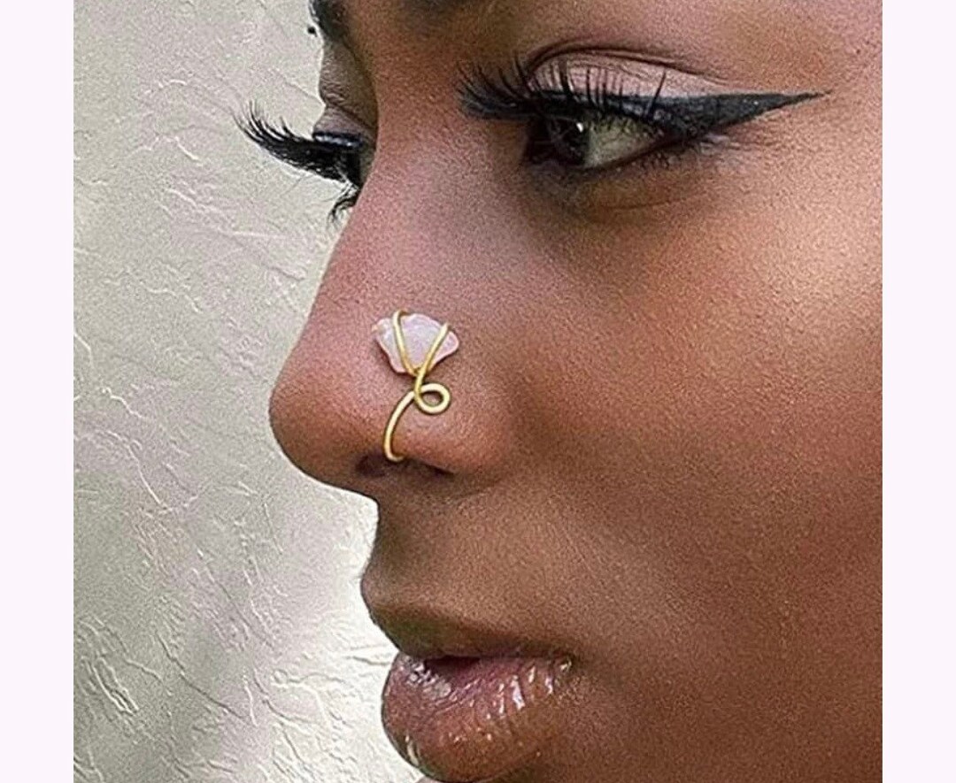 Crystal Nose Cuff - Etsy