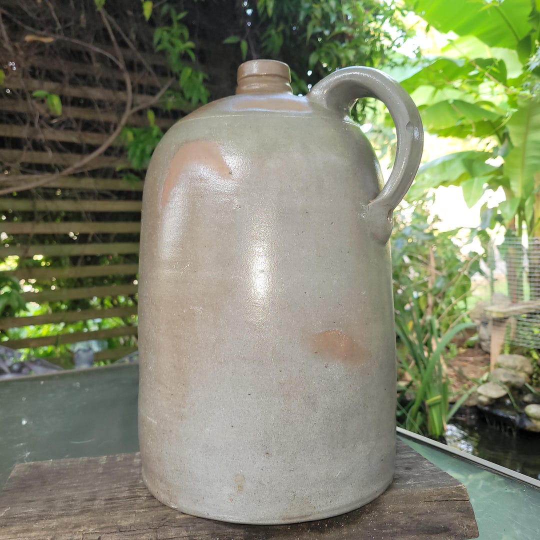 Outstanding Two Gal. Size EJ Miller Salt Glazed Jug by BC Wilburn ...