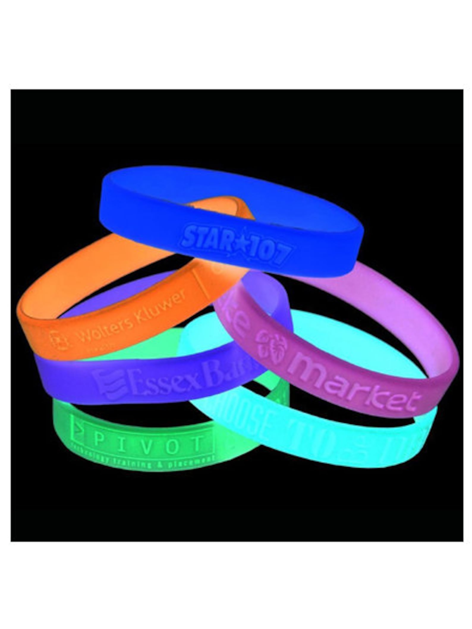 Personalize Wristband With Logos or Message. Custom Made Wristbands ...