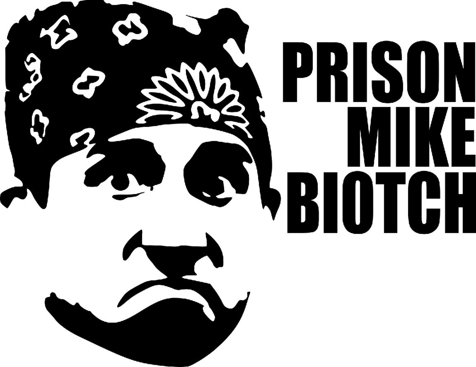 Prison Mike Svg Digital Download, Michael Scott as Prison Mike - Etsy