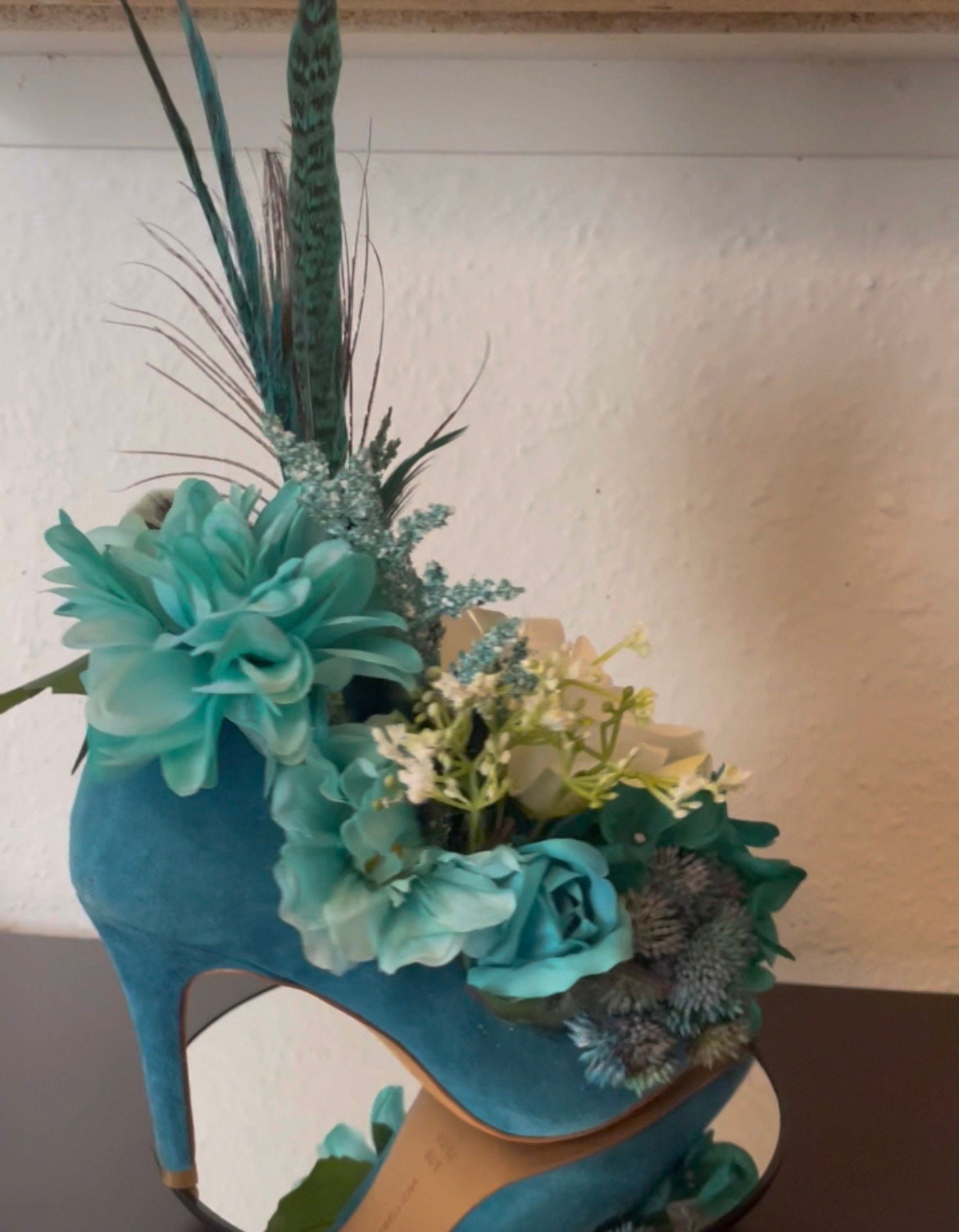 Bridal Shower, High Heel Floral Arrangement, Stiletto Centerpiece, Shoe ...