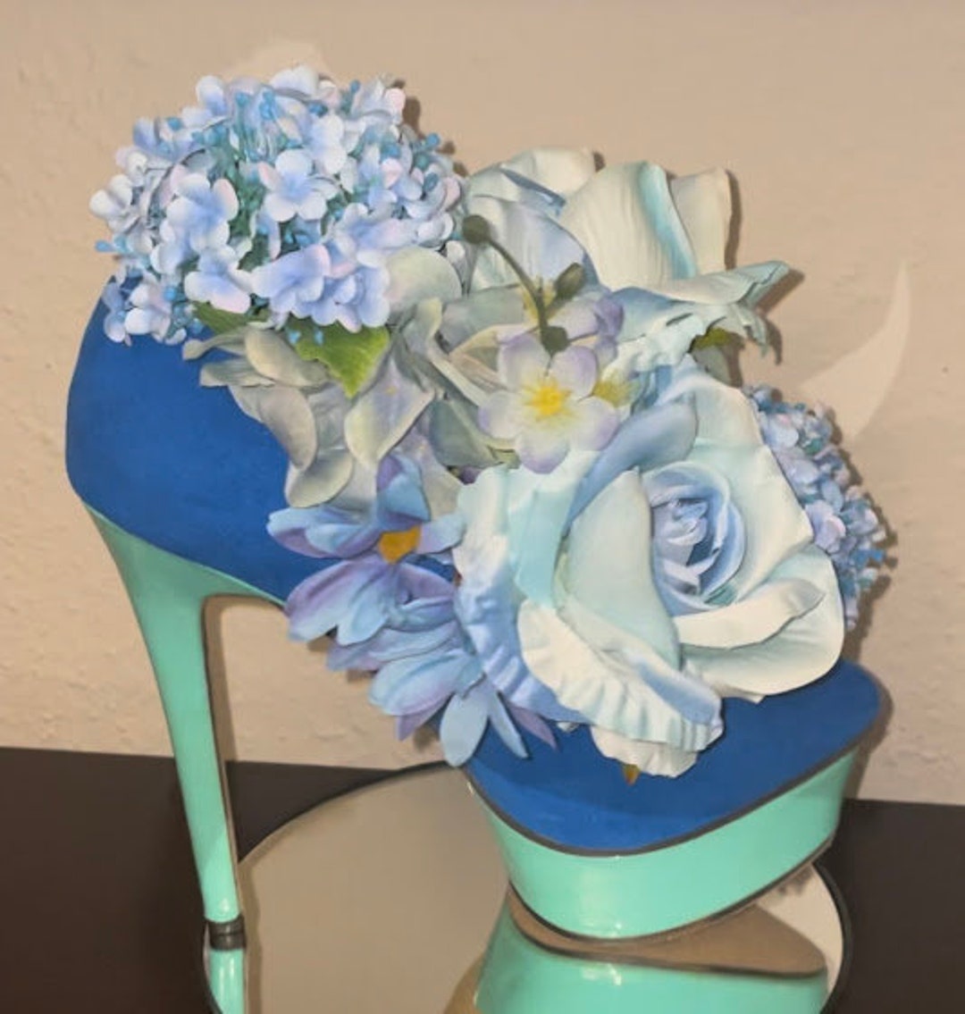 Bridal Shower, High Heel Floral Arrangement, Mother’s Day, Shoe Decor ...