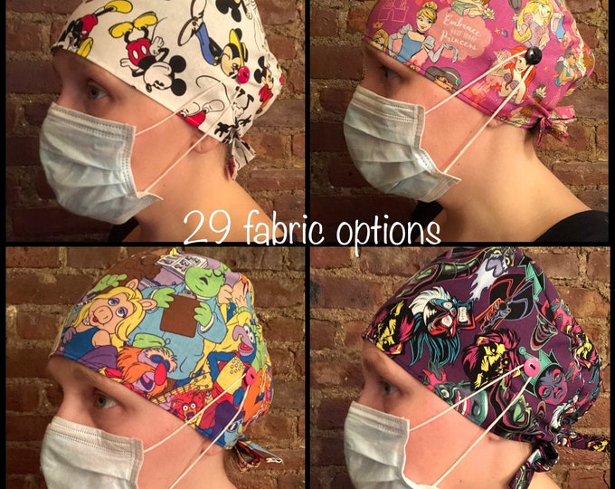 Disney Collection, Scrub Cap, Surgical Cap, Nurse, Doctor, Dentist, Men ...