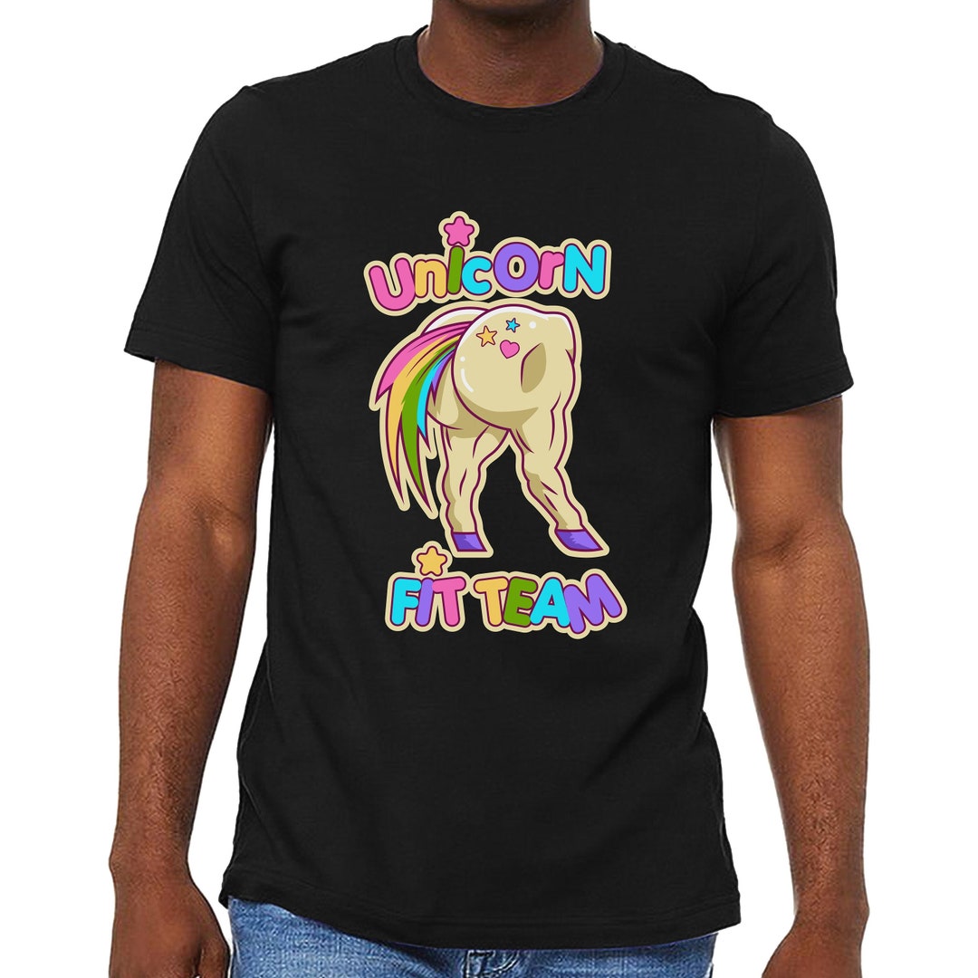 Unicorn Fit Team Gym T-shirt Fitness Apparel Gym Apparel T-shirt ...
