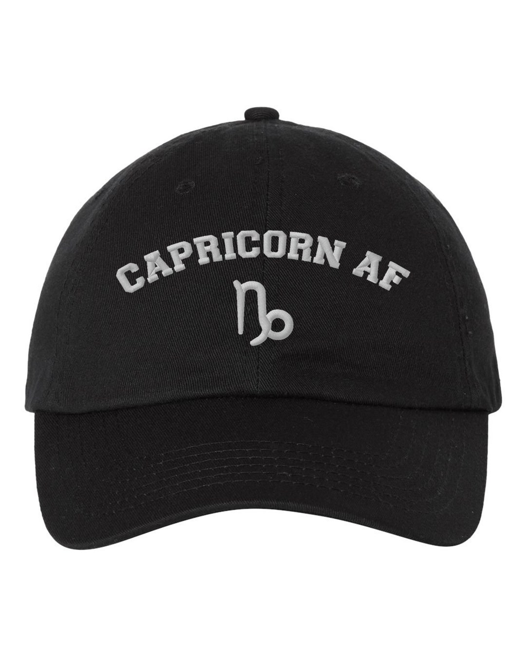 Capricorn AF Astrology Signs Adjustable Embroidered Cap - Etsy