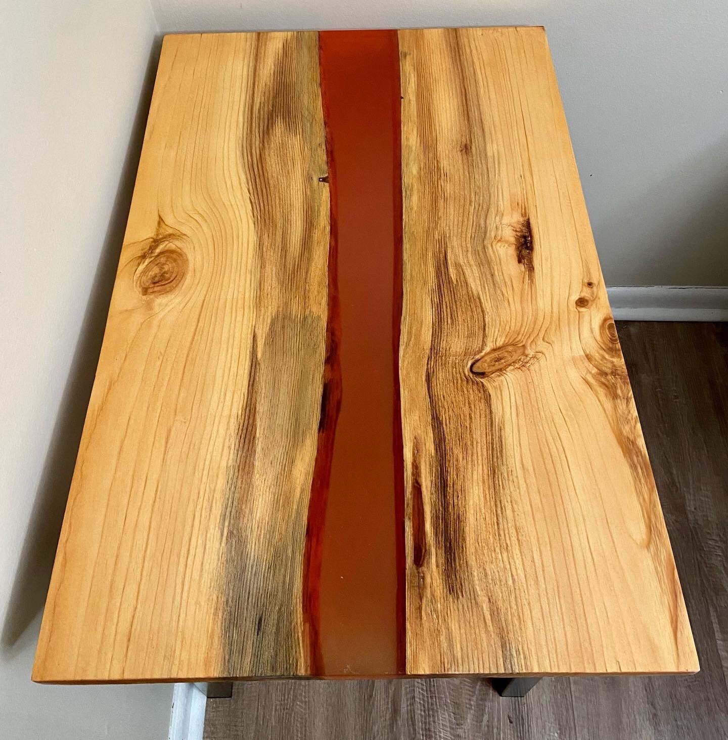 Red Pine River Table - Etsy