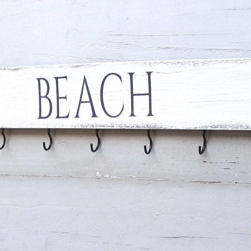 Key Holder Beach Rustic Home Decor Beach Decor Coastal - Etsy