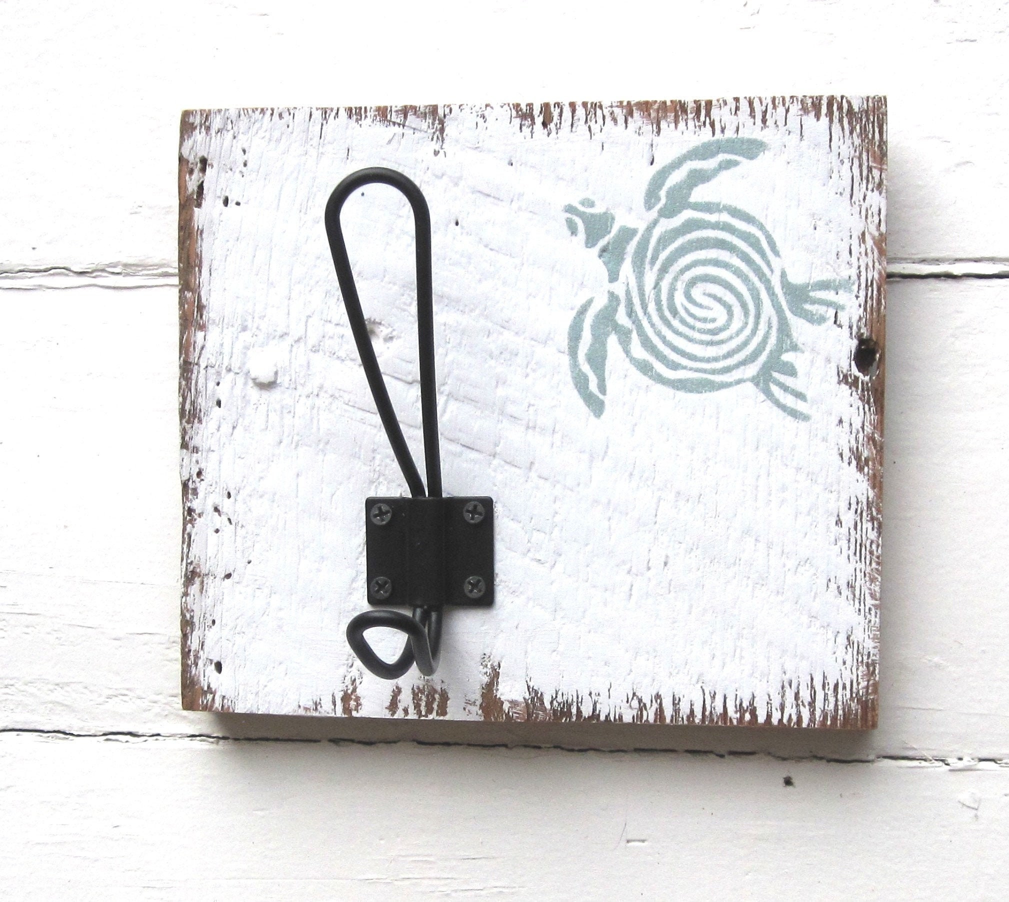 Sea Turtle Wall Hook Beach Decor Coastal Decor Entryway - Etsy
