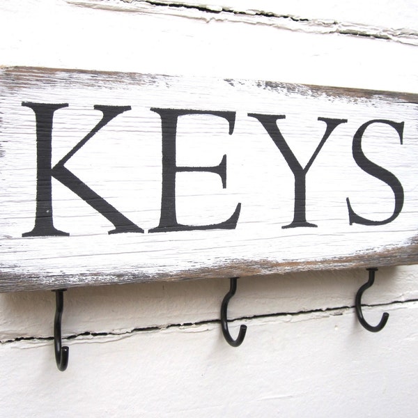 Rustic Key Hook - Etsy