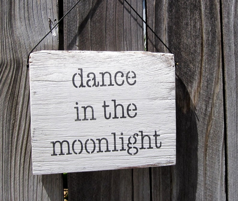 Dance Sign Dance Decor Dance Wood Sign Moon Signs Dance in - Etsy