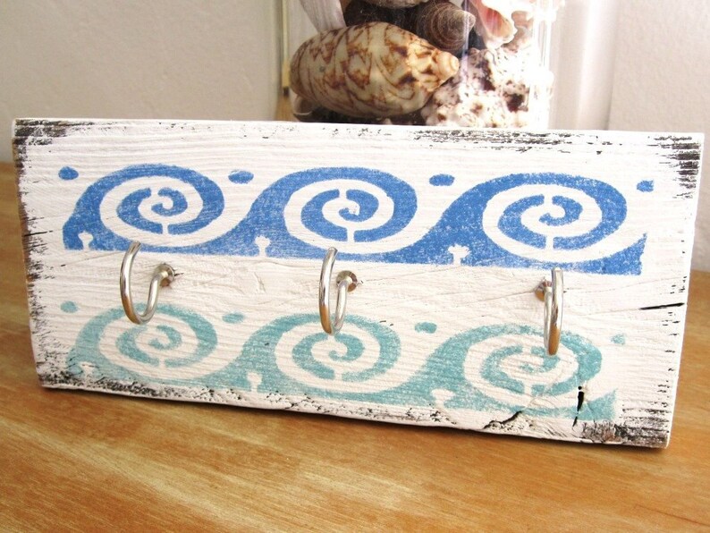 Beach House Key Holder for Wall Coastal Decor Beach Nautical - Etsy
