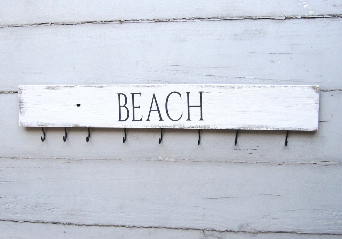 Key Holder Beach Rustic Home Decor Beach Decor Coastal - Etsy