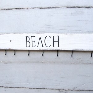 Key Holder Beach, Rustic Home Decor, Beach Decor, Coastal Decor, Rustic ...