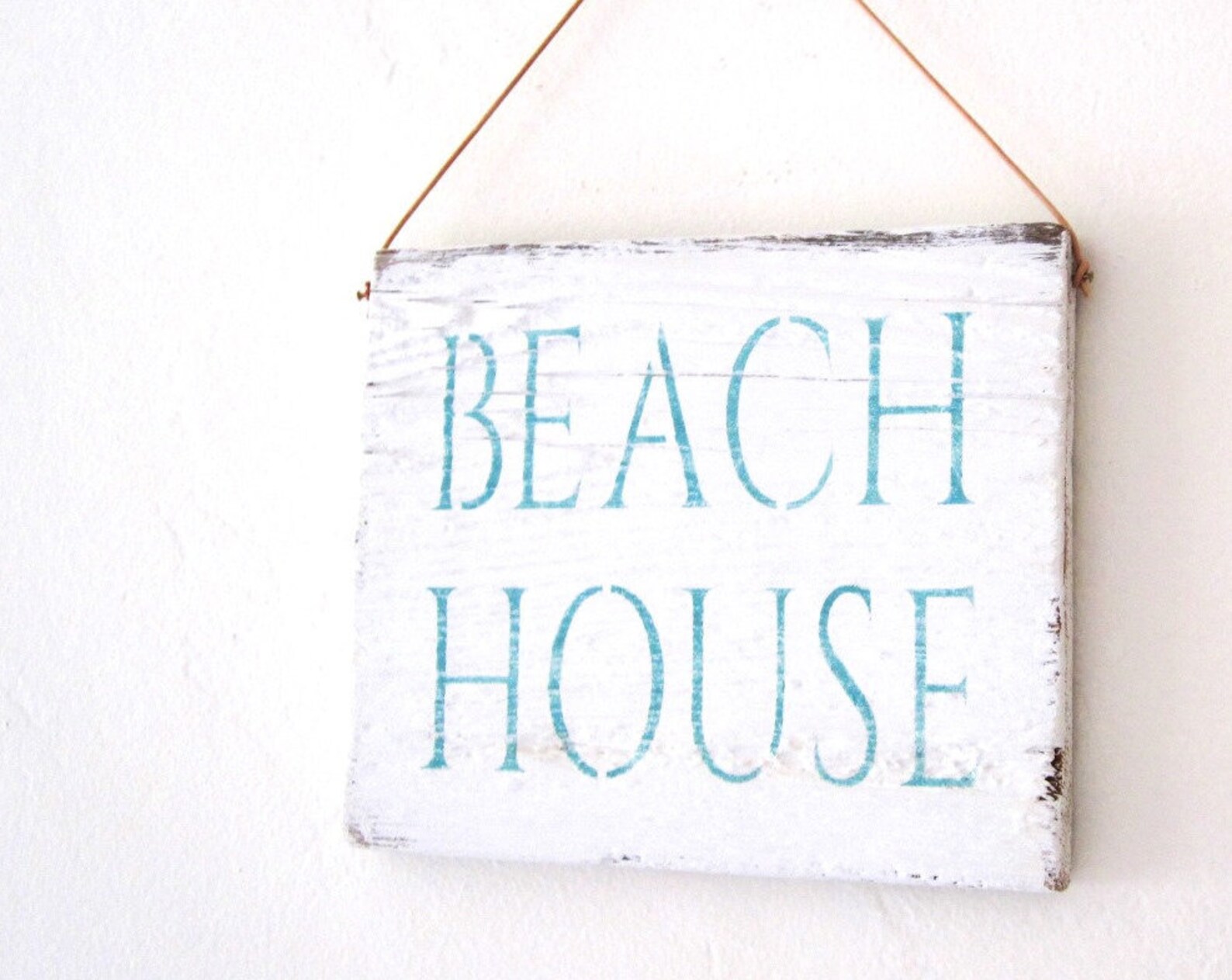 Rustic Beach Decor, Distressed Beach House Sign, Beach House Decor ...