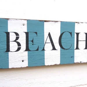 Rustic Beach Sign, Rustic Beach Decor, Coastal Beach Decor, Seashore ...