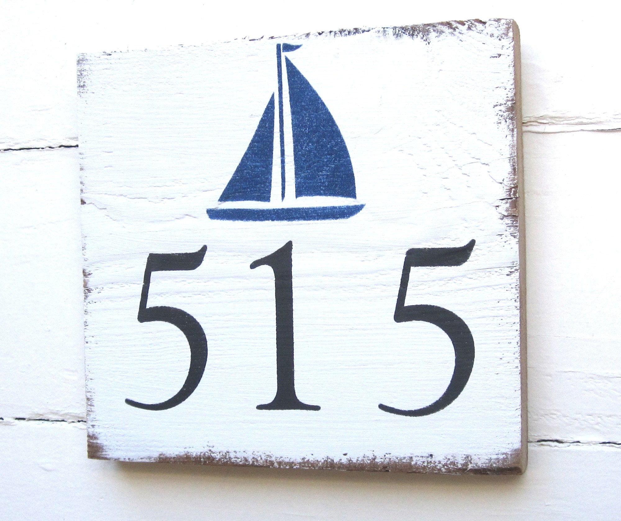 Sailboat Address Sign Nautical Address Sign House Number - Etsy UK