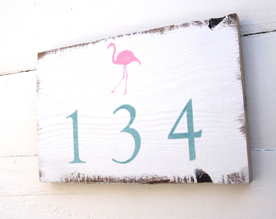 Address Sign Beach House Coastal Home Address Plaque House - Etsy