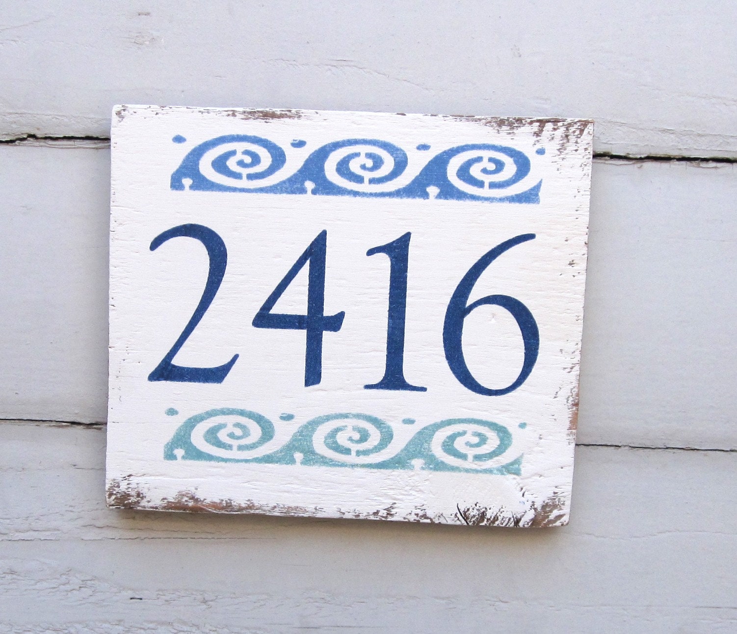 Beach Address Sign, House Number Sign, Beach House, Beach Decor, Lake ...