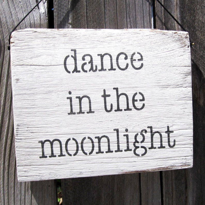 Dance Sign Dance Decor Dance Wood Sign Moon Signs Dance in | Etsy